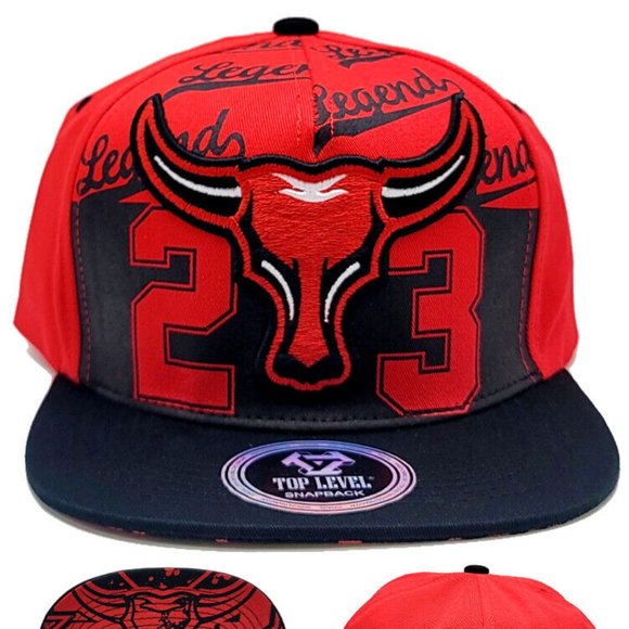 Top Level | Accessories | Chicago Top Level Legend 23 Longhorn Snapback ...